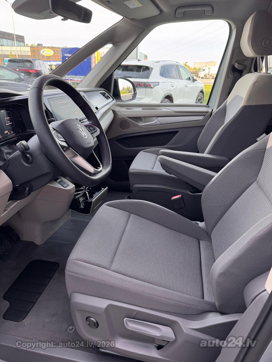 Grey Volkswagen Multivan 2026 in Viljandi, with an engine capacity of 2.00 L and mileage of 1 thousand km for 56990 €, photo 9 on AUTOMOTO.COM.LV