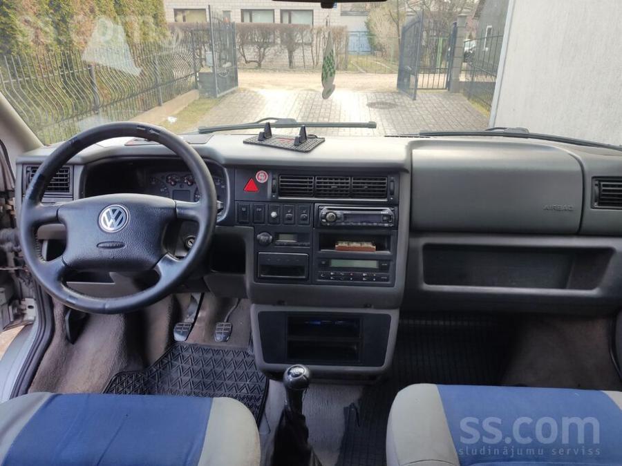 Volkswagen Multivan 2000 Ogre, ar dzinēja tilpumu 2.50 L un nobraukumu 283 tūkst. km par 4450 €, foto 4 vietnē AUTOMOTO.COM.LV