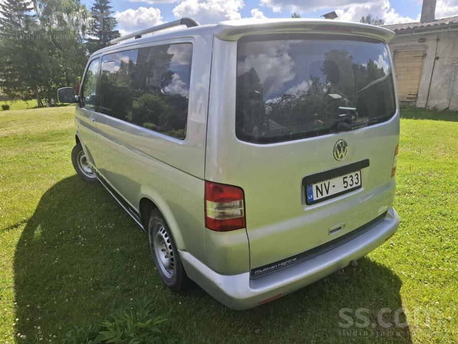 Volkswagen Multivan 2006 Madona, ar dzinēja tilpumu 2.50 L un nobraukumu 312 tūkst. km par 6500 €, foto 5 vietnē AUTOMOTO.COM.LV