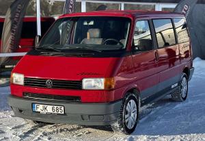 Sarkans Volkswagen Multivan 1996 Radviliškis, ar dzinēja tilpumu 2.40 L un nobraukumu 358 tūkst. km par 3650 €, foto 5 vietnē AUTOMOTO.COM.LV