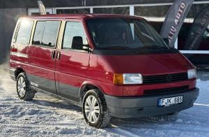 Sarkans Volkswagen Multivan 1996 Radviliškis, ar dzinēja tilpumu 2.40 L un nobraukumu 358 tūkst. km par 3650 €, foto 6 vietnē AUTOMOTO.COM.LV