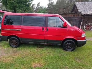 Red Volkswagen Multivan 1996 in Druskininkai, with an engine capacity of 1.90 L and mileage of 537 thousand km for 2200 €, photo 3 on AUTOMOTO.COM.LV