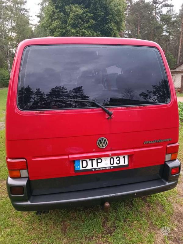 Sarkans Volkswagen Multivan 1996 Druskininkai, ar dzinēja tilpumu 1.90 L un nobraukumu 537 tūkst. km par 2200 €, foto 4 vietnē AUTOMOTO.COM.LV