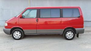 Красный Фольксваген Мультиван 1997 в Пакруойис, объемом двигателя 2.50 л и пробегом 445 тыс. км за 4800 €, фото 7 на AUTOMOTO.COM.LV