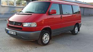 Красный Фольксваген Мультиван 1997 в Пакруойис, объемом двигателя 2.50 л и пробегом 445 тыс. км за 4800 €, фото 13 на AUTOMOTO.COM.LV