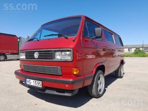 Sarkans Volkswagen Multivan 1988 Talsi, ar dzinēja tilpumu 1.60 L un nobraukumu 194 tūkst. km par 10800 €, foto 3 vietnē AUTOMOTO.COM.LV
