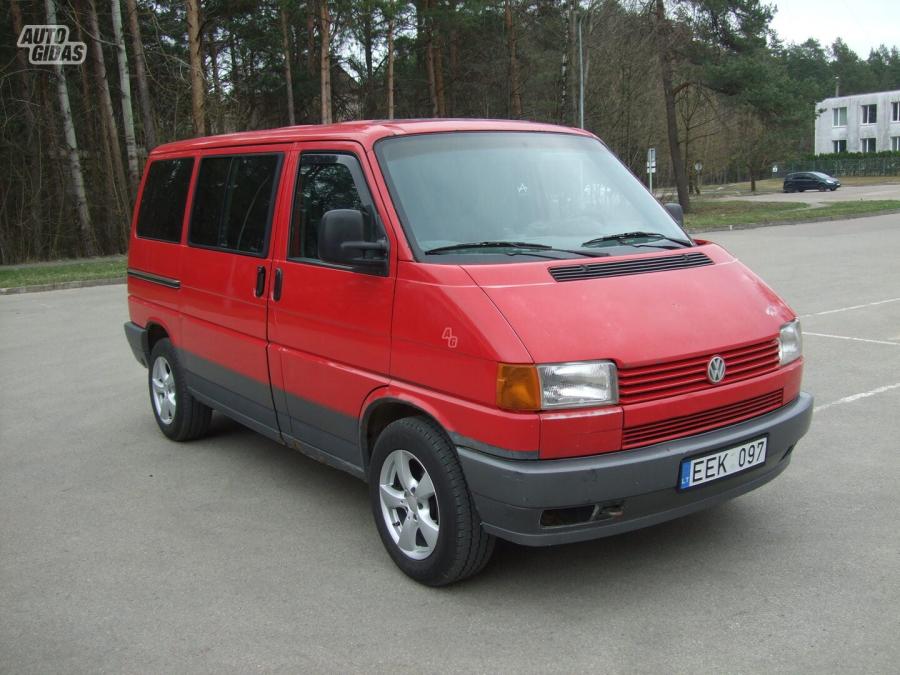 Sarkans Volkswagen Multivan 1994 Alīta, ar dzinēja tilpumu 2.50 L un nobraukumu 395 tūkst. km par 2950 €, foto 6 vietnē AUTOMOTO.COM.LV