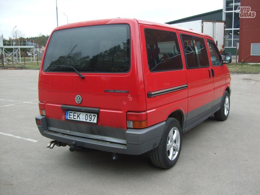 Sarkans Volkswagen Multivan 1994 Alīta, ar dzinēja tilpumu 2.50 L un nobraukumu 395 tūkst. km par 2950 €, foto 7 vietnē AUTOMOTO.COM.LV