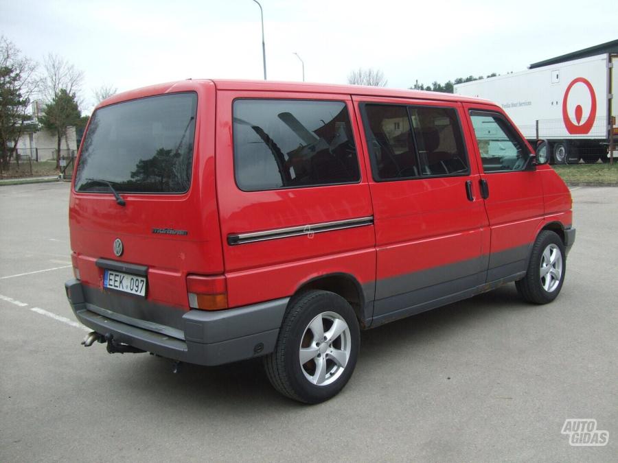 Sarkans Volkswagen Multivan 1994 Alīta, ar dzinēja tilpumu 2.50 L un nobraukumu 395 tūkst. km par 2950 €, foto 8 vietnē AUTOMOTO.COM.LV