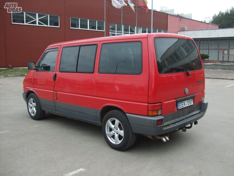 Sarkans Volkswagen Multivan 1994 Alīta, ar dzinēja tilpumu 2.50 L un nobraukumu 395 tūkst. km par 2950 €, foto 9 vietnē AUTOMOTO.COM.LV