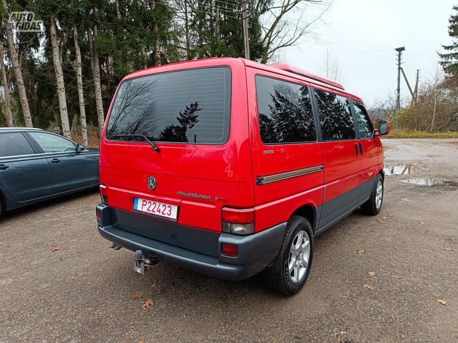 Red Volkswagen Multivan 1996 in Sirvintos, with an engine capacity of 2.50 L and mileage of 351 thousand km for 7999 €, photo 7 on AUTOMOTO.COM.LV