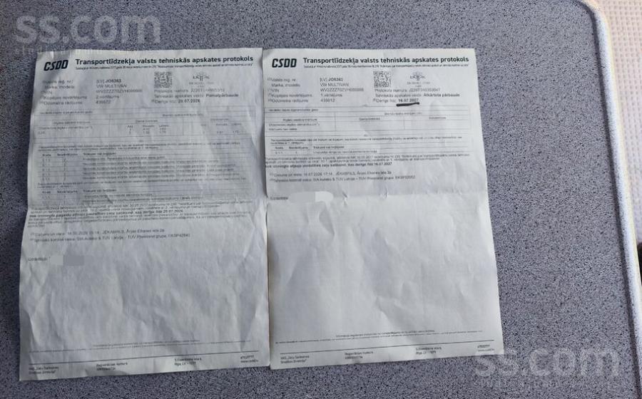 Sarkans Volkswagen Multivan 1997 Jēkabpils, ar dzinēja tilpumu 2.50 L un nobraukumu 440 tūkst. km par 4500 €, foto 12 vietnē AUTOMOTO.COM.LV