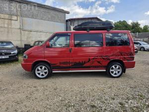 Red Volkswagen Multivan 1997 in Rezekne, with an engine capacity of 2.50 L and mileage of 0 thousand km for 5850 €, photo  on AUTOMOTO.COM.LV