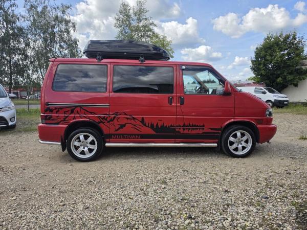 Red Volkswagen Multivan 1997 in Rezekne, with an engine capacity of 2.50 L and mileage of 0 thousand km for 5850 €, photo 2 on AUTOMOTO.COM.LV