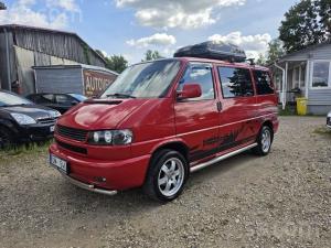 Red Volkswagen Multivan 1997 in Rezekne, with an engine capacity of 2.50 L and mileage of 0 thousand km for 5850 €, photo 4 on AUTOMOTO.COM.LV