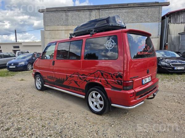 Red Volkswagen Multivan 1997 in Rezekne, with an engine capacity of 2.50 L and mileage of 0 thousand km for 5850 €, photo 5 on AUTOMOTO.COM.LV