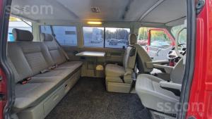 Red Volkswagen Multivan 1999 in Riga, with an engine capacity of 2.50 L and mileage of 0 thousand km for 2990 €, photo 21 on AUTOMOTO.COM.LV