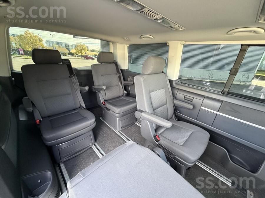 Red Volkswagen Multivan 2008 in Riga, with an engine capacity of 2.00 L and mileage of 227 thousand km for 8900 €, photo 14 on AUTOMOTO.COM.LV