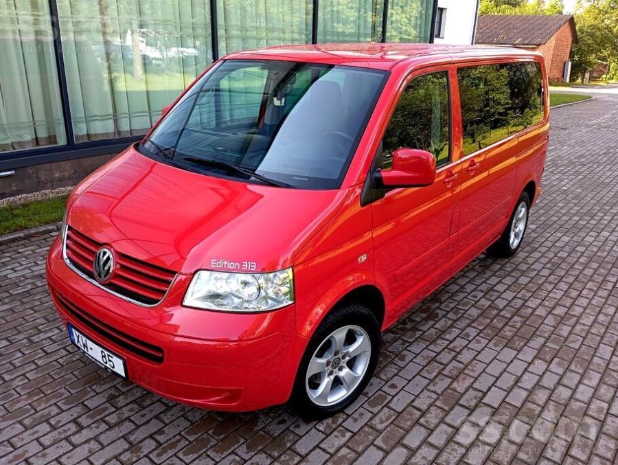 Sarkans Volkswagen Multivan 2009 Balvi, ar dzinēja tilpumu 2.50 L un nobraukumu 289 tūkst. km par 9950 €, foto 12 vietnē AUTOMOTO.COM.LV
