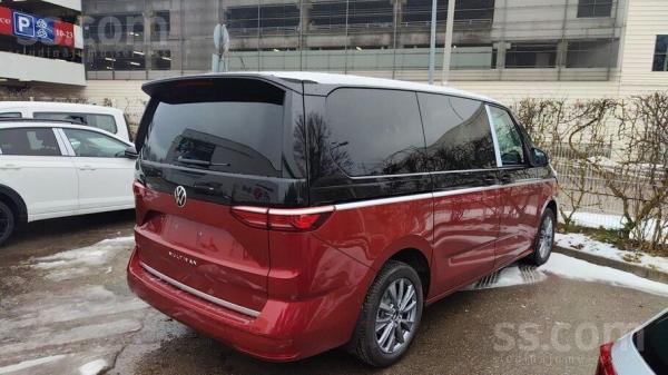 Sarkans Volkswagen Multivan 2024 Jūrmala, ar dzinēja tilpumu 2.00 L un nobraukumu 35 tūkst. km par 53500 €, foto 5 vietnē AUTOMOTO.COM.LV