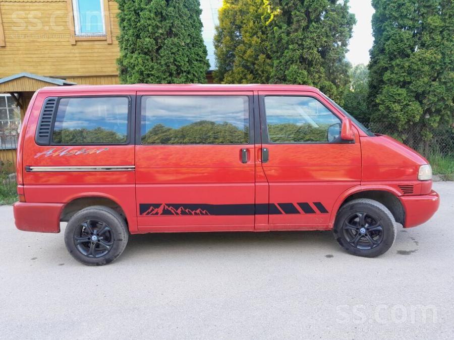 Красный Фольксваген Мультиван 1997 в Даугавпилс, объемом двигателя 1.90 л и пробегом 754 тыс. км за 2650 €, фото 7 на AUTOMOTO.COM.LV