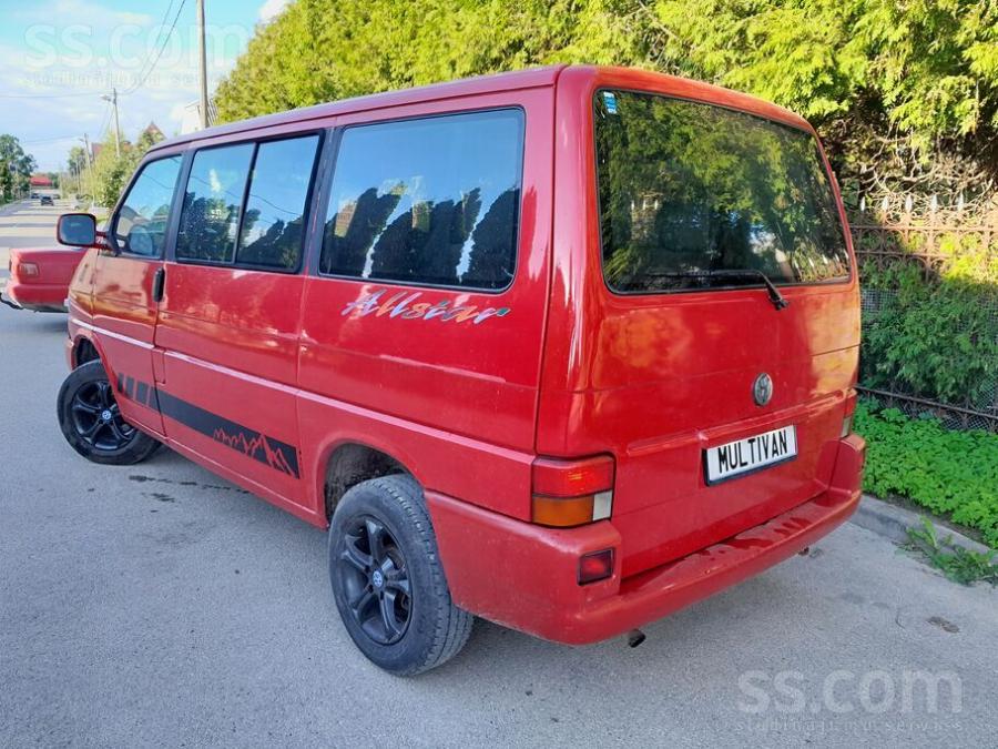 Красный Фольксваген Мультиван 1997 в Даугавпилс, объемом двигателя 1.90 л и пробегом 754 тыс. км за 2650 €, фото 9 на AUTOMOTO.COM.LV