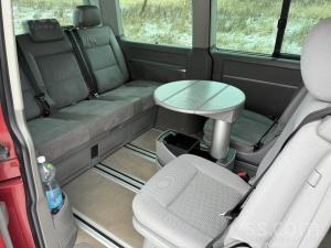 Red Volkswagen Multivan 2004 in Rezekne, with an engine capacity of 2.50 L and mileage of 247 thousand km for 6300 €, photo 15 on AUTOMOTO.COM.LV