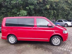 Red Volkswagen Multivan 2012 in Tukums, with an engine capacity of 2.00 L and mileage of 229 thousand km for 17500 €, photo 20 on AUTOMOTO.COM.LV