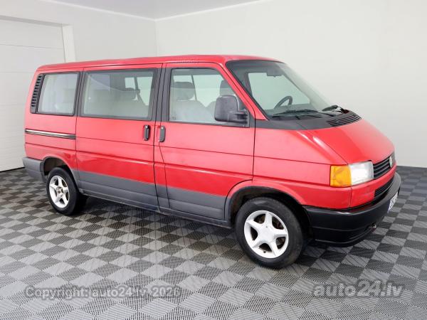 Red Volkswagen Multivan 1995 in Tallinn, with an engine capacity of 1.90 L and mileage of 266 thousand km for 1999 €, photo 1 on AUTOMOTO.COM.LV