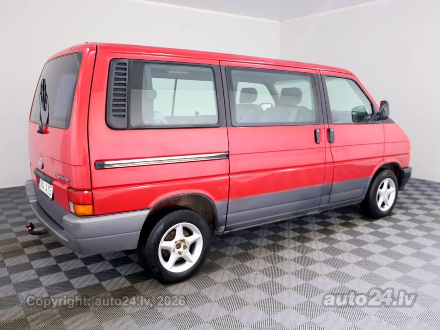 Red Volkswagen Multivan 1995 in Tallinn, with an engine capacity of 1.90 L and mileage of 266 thousand km for 1999 €, photo 4 on AUTOMOTO.COM.LV