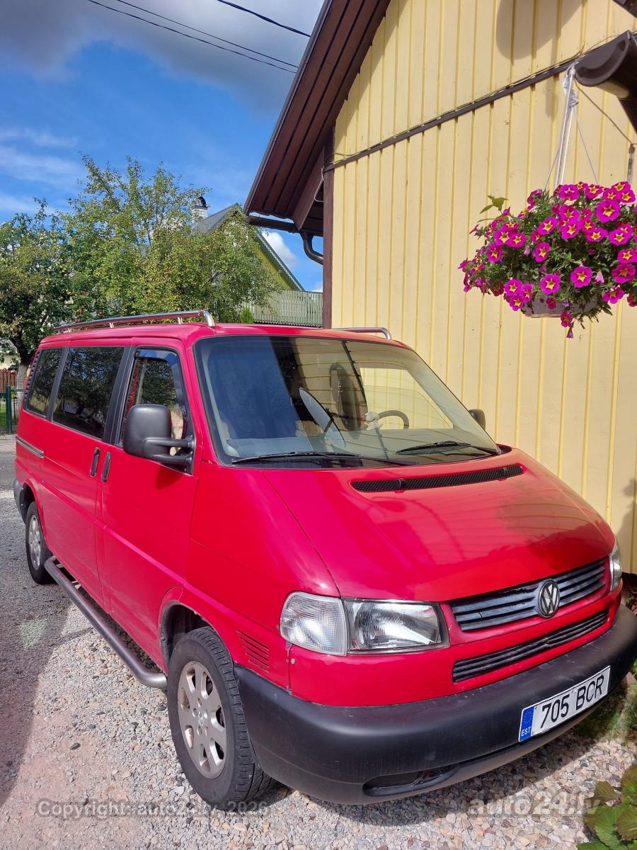Sarkans Volkswagen Multivan 1996 Sindi, ar dzinēja tilpumu 2.50 L un nobraukumu 489 tūkst. km par 6000 €, foto 1 vietnē AUTOMOTO.COM.LV