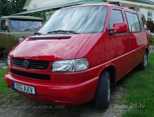 Red Volkswagen Multivan 1997 in Kuressaare, with an engine capacity of 2.50 L and mileage of 500 thousand km for 4900 €, photo  on AUTOMOTO.COM.LV