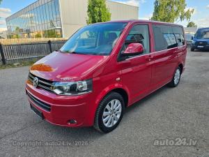 Red Volkswagen Multivan 2011 in Tartu, with an engine capacity of 2.00 L and mileage of 228 thousand km for 14990 €, photo  on AUTOMOTO.COM.LV