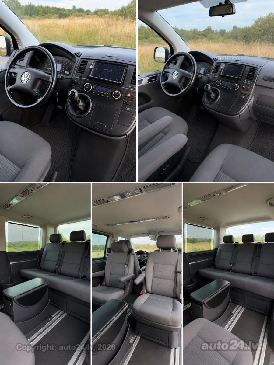 Volkswagen Multivan 2003 Tallina, ar dzinēja tilpumu 2.50 L un nobraukumu 454 tūkst. km par 6990 €, foto 8 vietnē AUTOMOTO.COM.LV