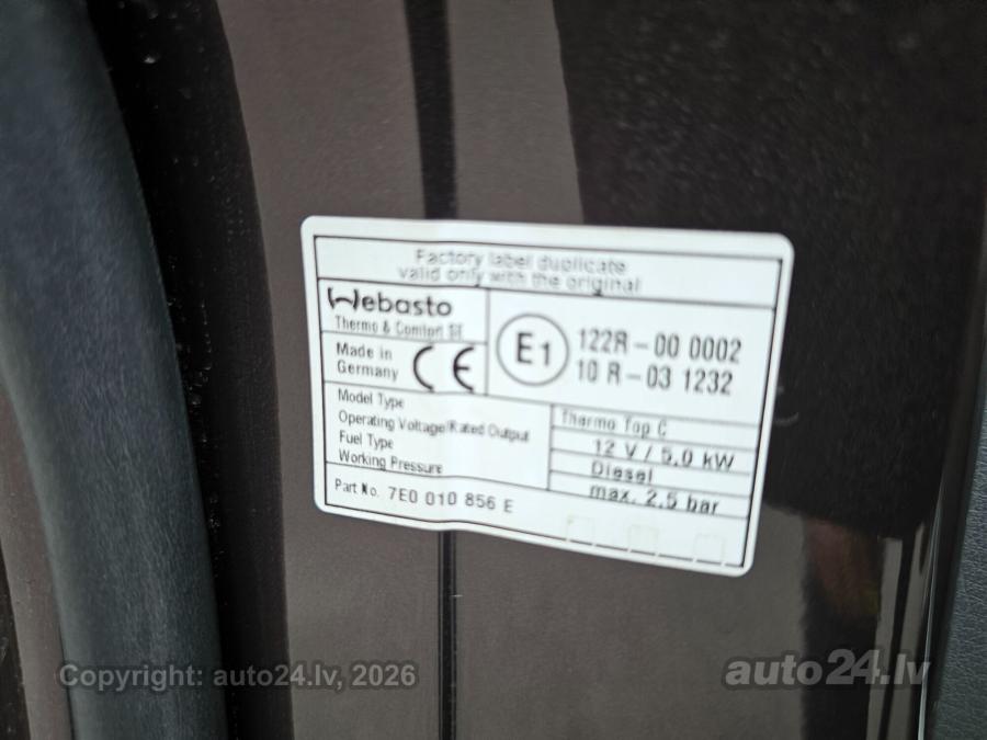 Volkswagen Multivan 2013 in Paide, with an engine capacity of 2.00 L and mileage of 280 thousand km for 16800 €, photo 29 on AUTOMOTO.COM.LV