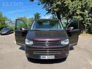 Violet Volkswagen Multivan 2015 in Riga, with an engine capacity of 2.00 L and mileage of 178 thousand km for 23000 €, photo  on AUTOMOTO.COM.LV