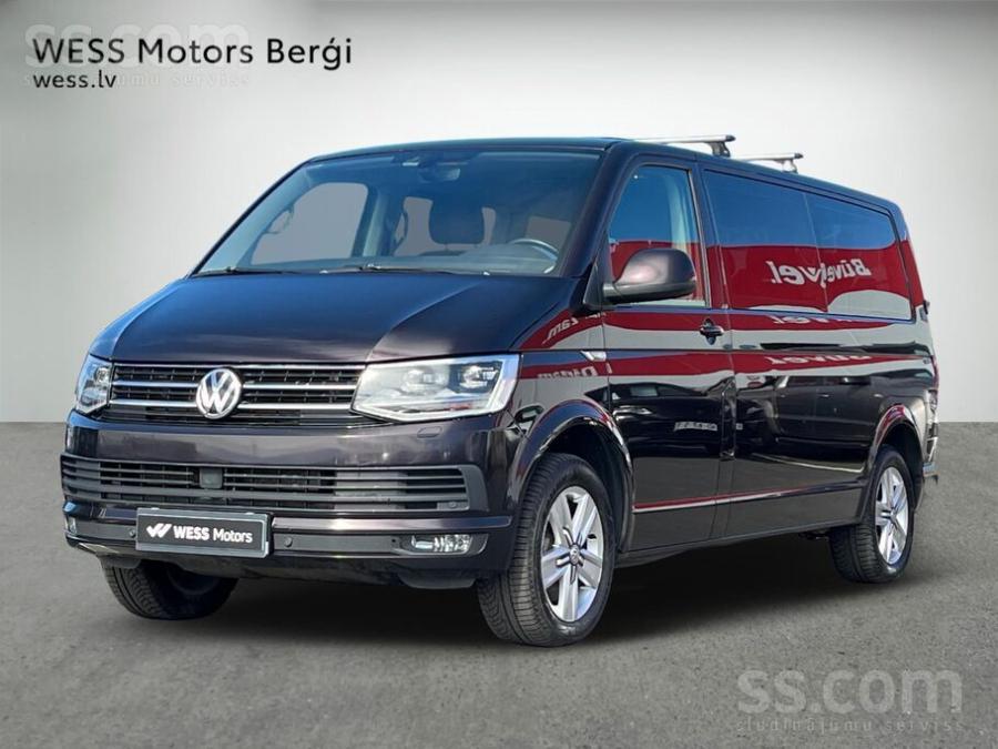 Violet Volkswagen Multivan 2016 in Riga, with an engine capacity of 2.00 L and mileage of 286 thousand km for 20200 €, photo 1 on AUTOMOTO.COM.LV