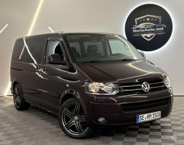 Violet Volkswagen Multivan 2010 in Marijampole, with an engine capacity of 1.97 L and mileage of 257 thousand km for 15999 €, photo 1 on AUTOMOTO.COM.LV