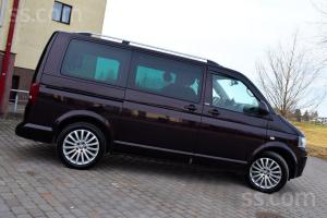 Violet Volkswagen Multivan 2013 in Riga, with an engine capacity of 2.00 L and mileage of 206 thousand km for 18790 €, photo 9 on AUTOMOTO.COM.LV