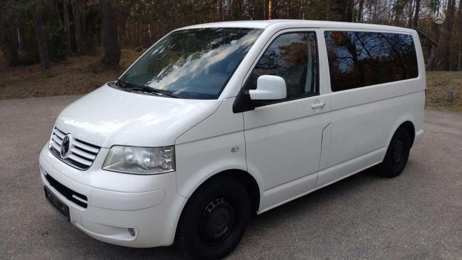 Balts Volkswagen Multivan 2007 Varėna, ar dzinēja tilpumu 2.50 L un nobraukumu 278 tūkst. km par 7900 €, foto 1 vietnē AUTOMOTO.COM.LV