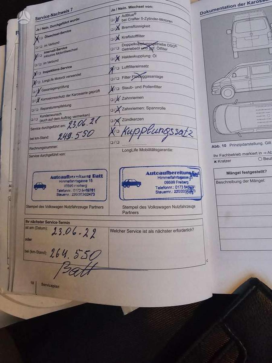 White Volkswagen Multivan 2013 in Kedainiai, with an engine capacity of 1.97 L and mileage of 279 thousand km for 14999 €, photo 39 on AUTOMOTO.COM.LV