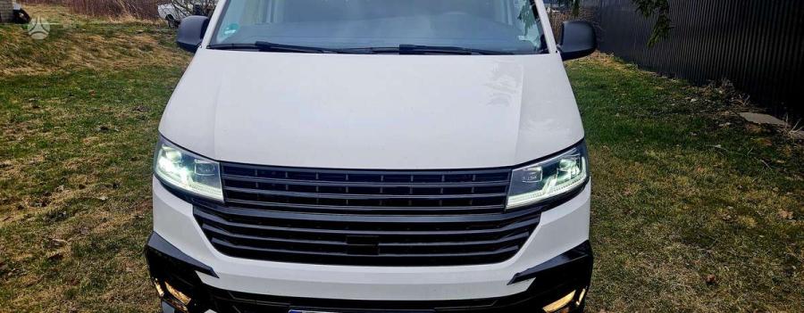White Volkswagen Multivan 2020 in Kaisiadorys, with an engine capacity of 2.00 L and mileage of 120 thousand km for 26000 €, photo 1 on AUTOMOTO.COM.LV