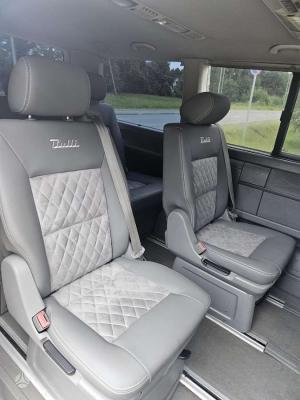 White Volkswagen Multivan 2021 in Kaisiadorys, with an engine capacity of 2.00 L and mileage of 190 thousand km for 27500 €, photo 14 on AUTOMOTO.COM.LV