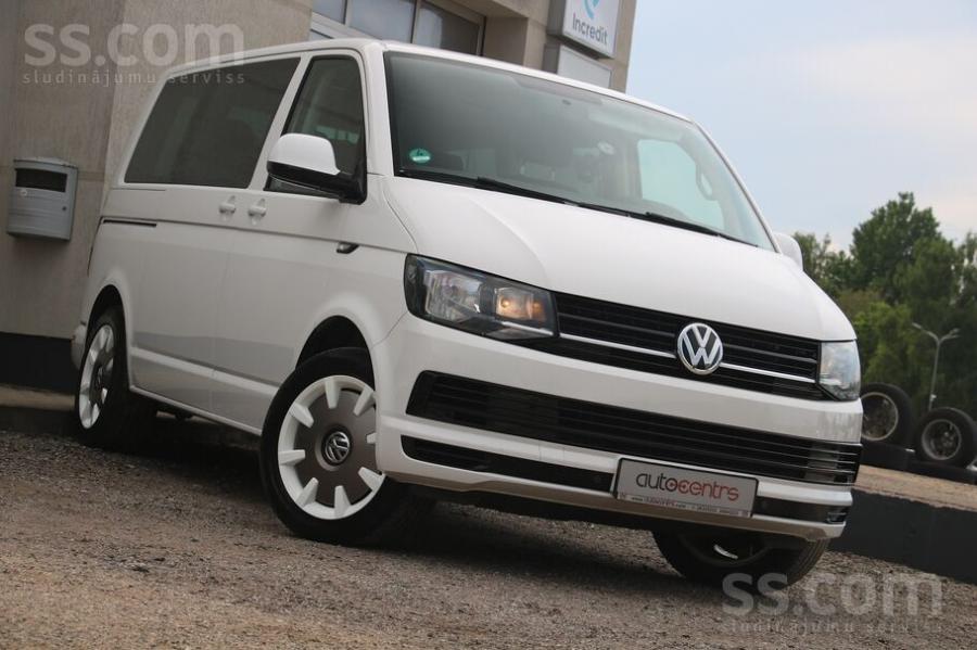 White Volkswagen Multivan 2016 in Tukums, with an engine capacity of 2.00 L and mileage of 243 thousand km for 19568 €, photo 8 on AUTOMOTO.COM.LV