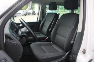 White Volkswagen Multivan 2016 in Tukums, with an engine capacity of 2.00 L and mileage of 243 thousand km for 19568 €, photo 17 on AUTOMOTO.COM.LV