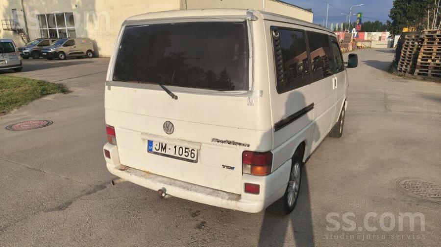 Белый Фольксваген Мультиван 1994 в Рига, объемом двигателя 1.90 л и пробегом 460 тыс. км за 1800 €, фото 4 на AUTOMOTO.COM.LV