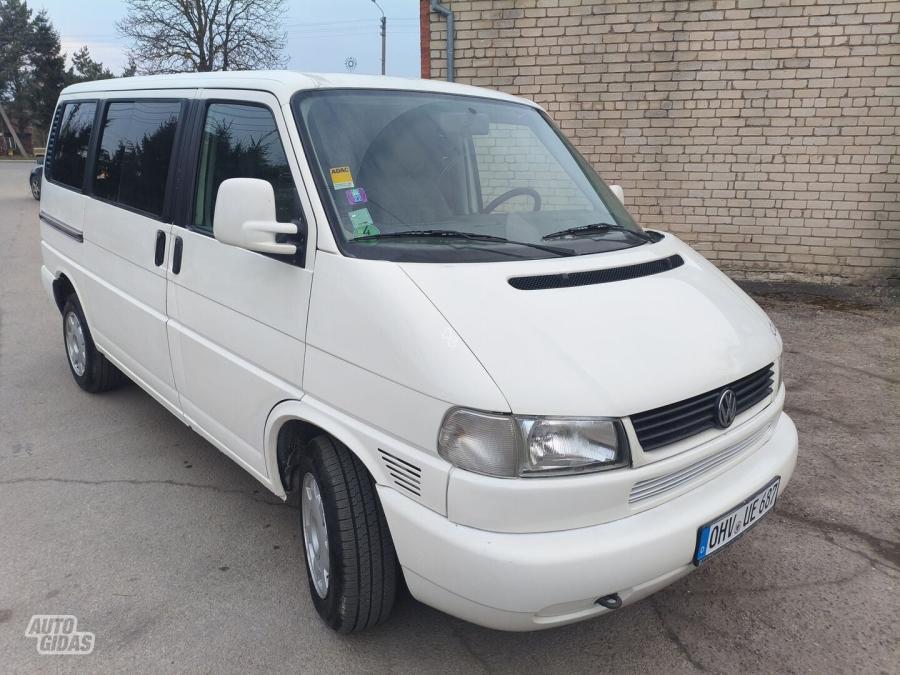 Balts Volkswagen Multivan 1997 Joniškis, ar dzinēja tilpumu 1.90 L un nobraukumu 227 tūkst. km par 3499 €, foto 1 vietnē AUTOMOTO.COM.LV