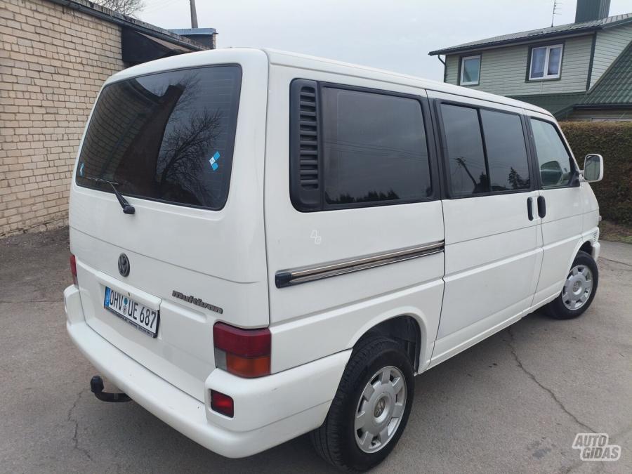 Balts Volkswagen Multivan 1997 Joniškis, ar dzinēja tilpumu 1.90 L un nobraukumu 227 tūkst. km par 3499 €, foto 14 vietnē AUTOMOTO.COM.LV