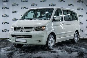 White Volkswagen Multivan 2008 in Kaunas, with an engine capacity of 2.50 L and mileage of 325 thousand km for 9390 €, photo  on AUTOMOTO.COM.LV