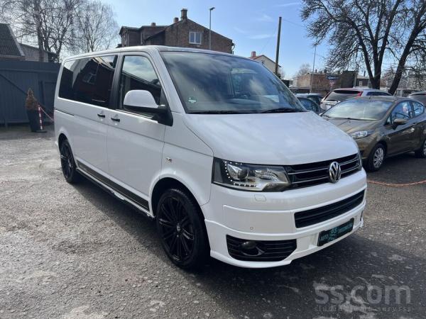 White Volkswagen Multivan 2011 in Liepaja, with an engine capacity of 2.00 L and mileage of 265 thousand km for 18250 €, photo 1 on AUTOMOTO.COM.LV